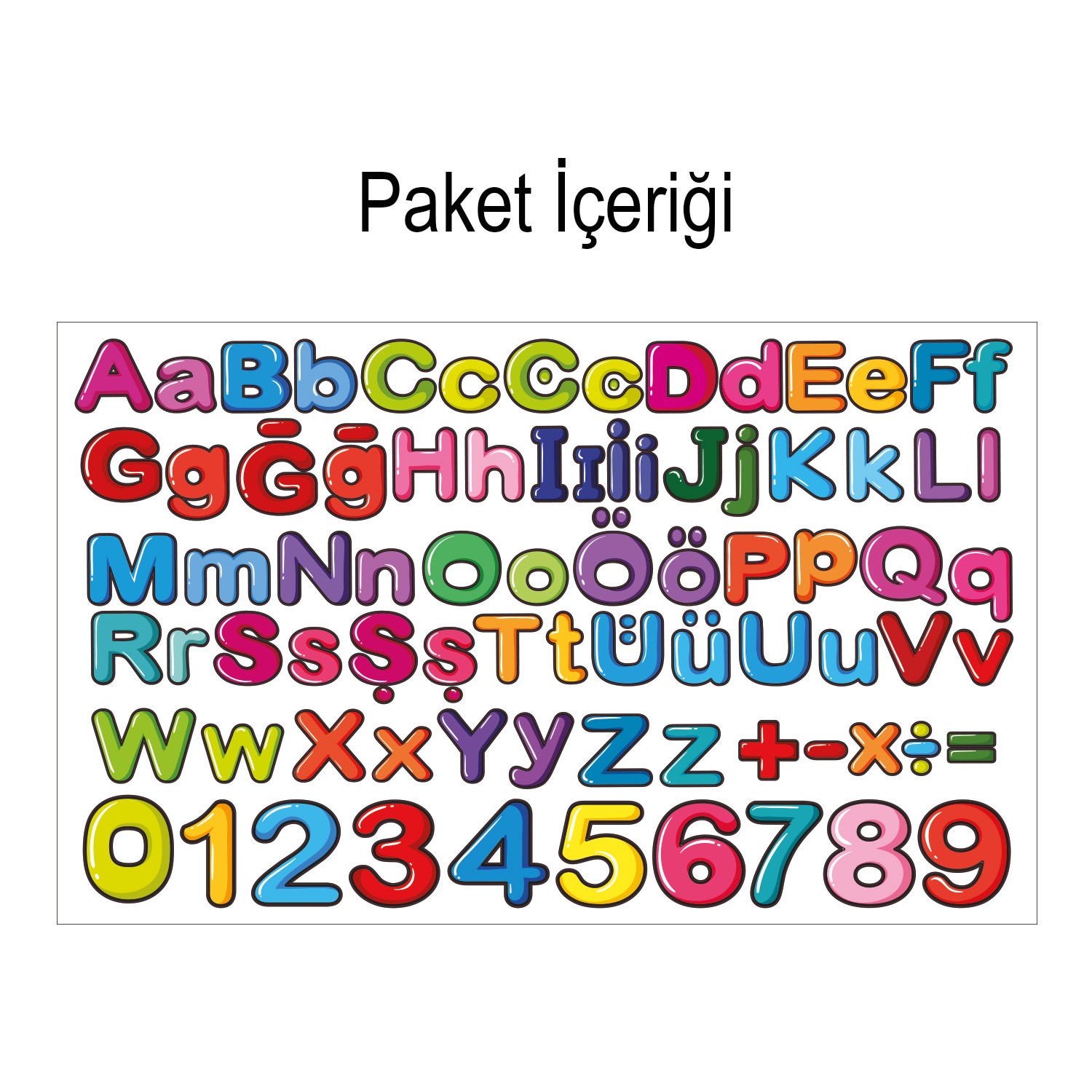 canavar Pasif Uygunluğu alfabe duvar sticker Gülmek kasaba Kazak